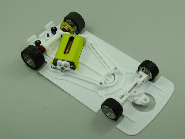 Chassis 3D Reynard 2KQ + Bancada 3DSRP para motor Flat, con eje ...